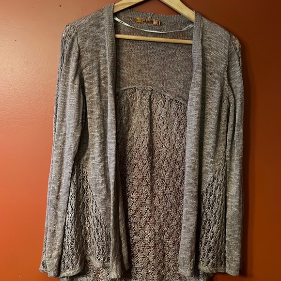 Belldini | Sweaters | Belldini Open Front Knit Cardigan Crochet | Poshmark